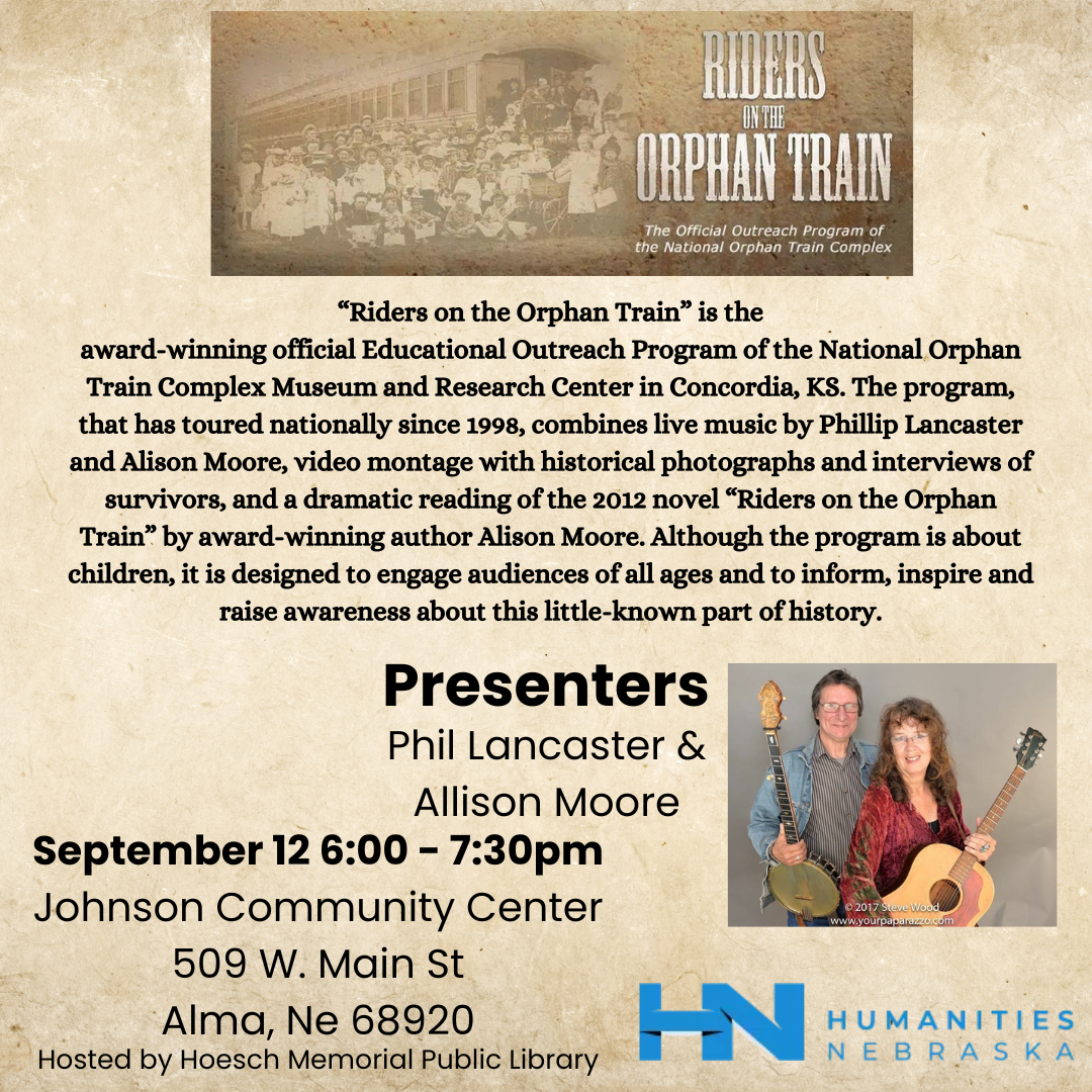 Riders on the Orphan Train – Hoesch Memorial Public Library