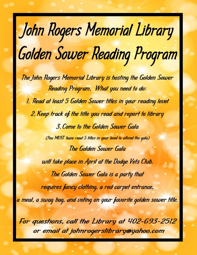 Golden Sower Award Gala - John Rogers Memorial Library