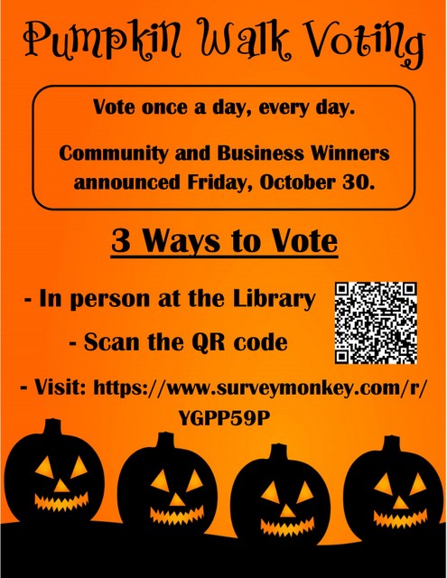 Pumpkin Walk Voting – Springfield Memorial Library