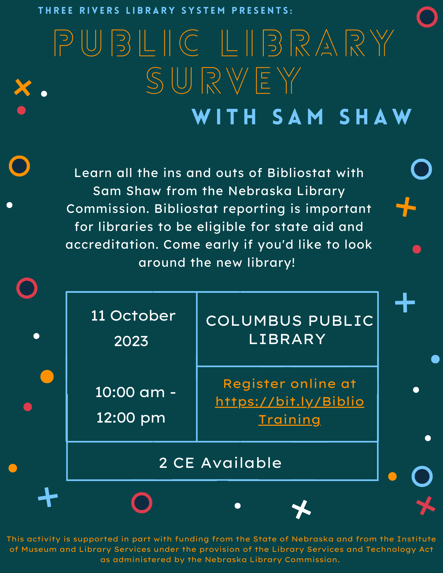 Public Library Survey Workshop! – Three Rivers Library System